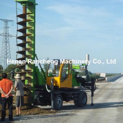 China Plataforma de pilotes RCQ-10W totalmente hidráulica - Profundidad de 10 m, velocidad rotacional de 2200 R/min en venta
