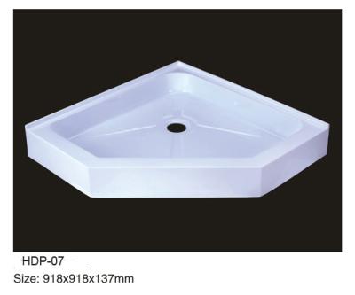 Chine Plateau acrylique de douche, bassin de douche, base acrylique HDP-07 de douche à vendre