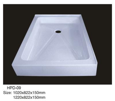 Chine Plateau acrylique de douche, bassin de douche, base acrylique HDP-09 de douche à vendre