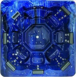 Chine baquet chaud, baignoire extérieure, station thermale de bain, tourbillon, bahtub, baignoire chaude, piscine SPAF-340 d'oscillation à vendre