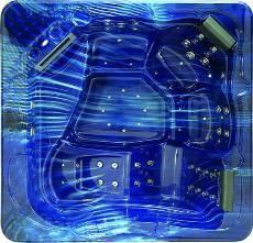 Chine baquet chaud, baignoire extérieure, station thermale de bain, tourbillon, bahtub, baignoire chaude, piscine SPAF-345 d'oscillation à vendre