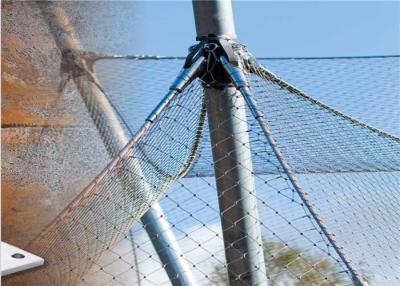 China Soft Flexible Architectural Cable Mesh 2.0mm / Stainless Steel Rope Mesh Netting For Balcony for sale