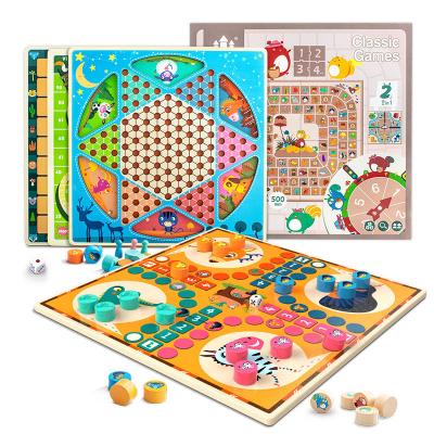 Cina I bambini multifunzionali viaggiano gioco della tavola reale dei controllori del bordo dell'insieme di scacchi dell'interno in vendita