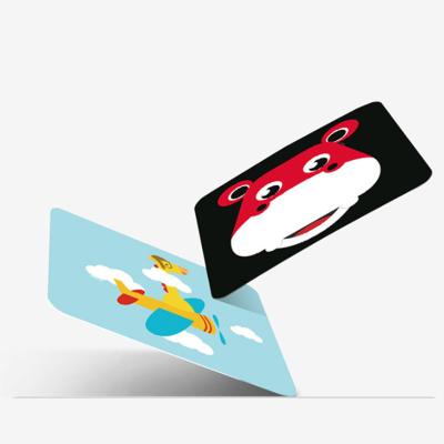 Cina Flash card dei bambini in entrambi i lati d'istruzione carta su ordinazione del gioco che stampa 350g in vendita