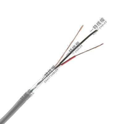 Cina Cavo di allarme CPR Eca con giacca in PVC e conduttore CCA stratificato blindato da 2x0,22 mm2 in vendita