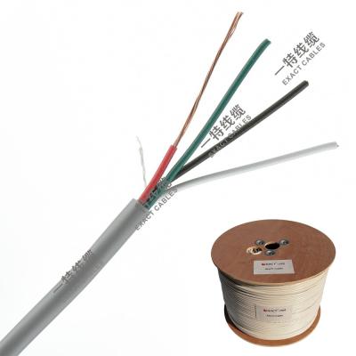 Cina Cavi esatti 10x0.22mm2 Cable di allarme di isolamento in PVC CCA a filo blindato per industria in vendita