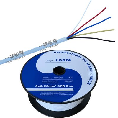 Cina Materiale isolante in PVC 2X0.50 4X0.22 Cavo di sicurezza CPR composito per la comunicazione in vendita