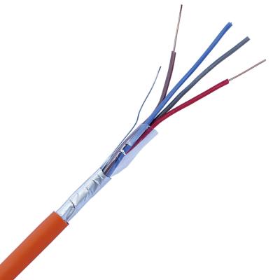 Chine 4 cœurs 4x1,0 mm2/4x1,5 mm2/4x2,0 mm2 305 m fil anti-incendie à rouleaux pour les systèmes d'alarme incendie à vendre
