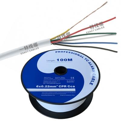 Cina 5000000000 8x0.22mm2 senza schermo strato eccellente CCAM conduttore isolante in PVC e cavo di allarme per giacca in vendita