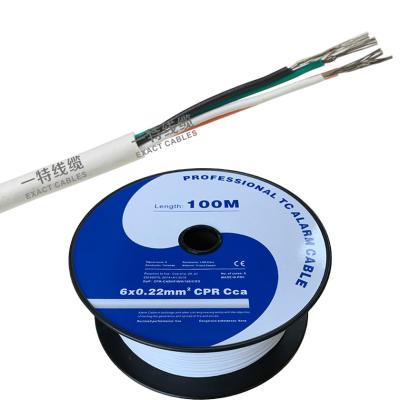 Cina Cavo di allarme BC solido 8xAWG24 non blindato EN50575 IEC60332-1 2 nuclei X0.22 Shield Al/foil in vendita