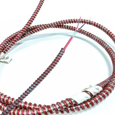 Cina KPSng A -FRLS 2*2*1.0 2 Core Shield Red Armored Fire Alarm Cable con isolamento in PVC in vendita