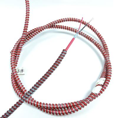 Cina KPSng A -FRLS 2*2*1.0 2 Core Shield Red Armored Fire Alarm Cable con isolamento in PVC in vendita