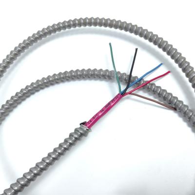 Cina Cable di allarme antincendio blindato 4x0.5mm2 blindato/non blindato 3 nuclei Giacca in PVC in vendita