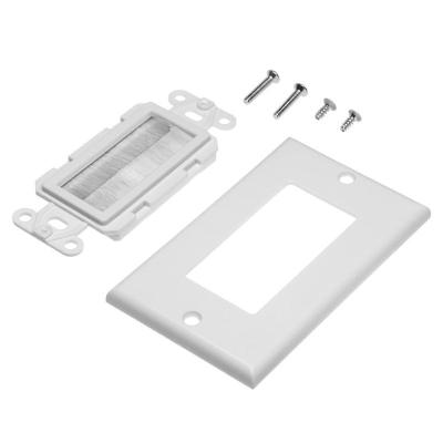 Китай Соответствие Ce/Rosh настраиваемая поддержка Single Dual Port Faceplate для умного стенного розетки продается