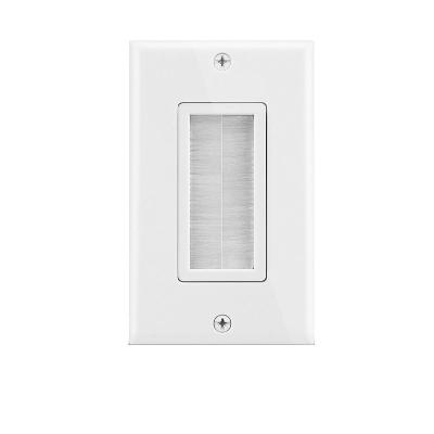 Китай Соответствие Ce/Rosh настраиваемая поддержка Single Dual Port Faceplate для умного стенного розетки продается