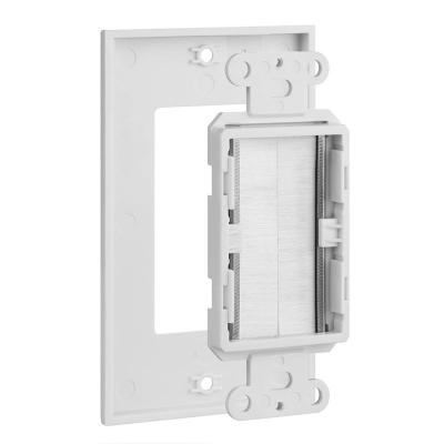 Китай Соответствие Ce/Rosh настраиваемая поддержка Single Dual Port Faceplate для умного стенного розетки продается