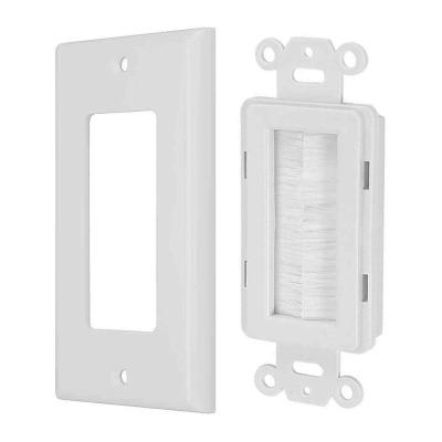 Китай Соответствие Ce/Rosh настраиваемая поддержка Single Dual Port Faceplate для умного стенного розетки продается