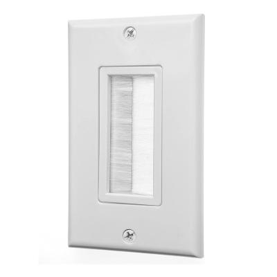 Китай Соответствие Ce/Rosh настраиваемая поддержка Single Dual Port Faceplate для умного стенного розетки продается