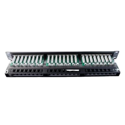 Cina 48 Pannello di patch di rete delle porte per il sistema modulare e di rete Cat5e/Cat6/Cat6a/Cat7 in vendita