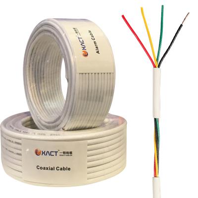 中国 8x0.22mm2 シールドストランディングBC銅導体PVC隔熱とジャケット CPRECAアラームケーブル 販売のため