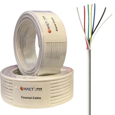 中国 PVCジャケット ExactCables 固体 2x0.5mm 無遮蔽 CCA 警報ケーブル EN50575 IEC6032-1 販売のため