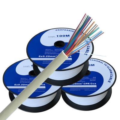 Cina Shield Al/Foil 4 6 8 Cori 24AWG LSF resistente al fuoco Cavo di sicurezza isolante Cavo di allarme in vendita