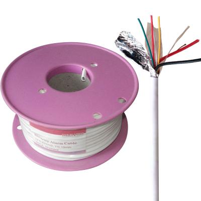 Cina 10x0,22mm2 Conductor CCA blindato CPR Eca Alarm PVC Jacket Control Cable per industria in vendita