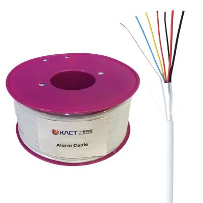 Cina Cavo di allarme blindato 2x0,22mm2 7*0,2mm TCCA conduttori stratificati Guarnizione esterna in PVC bianco in vendita