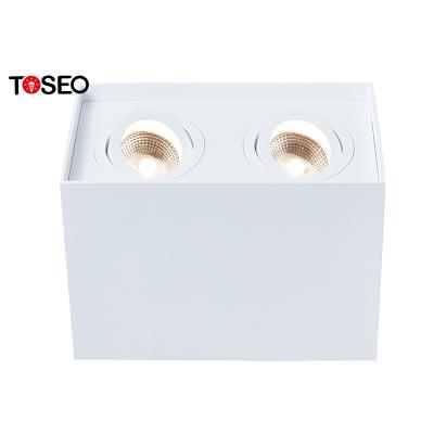 Cina Quadrato Downlight montato di superficie/riflettori regolabili del ristorante del soffitto Gu10 in vendita