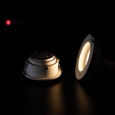 Cina IP anabbagliante regolabile 20 del nero LED Downlight del giro GU5.3 in vendita