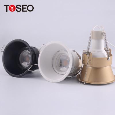 Cina GU5.3 Round Black Adjustable LED Downlight Anti Glare IP 20 in vendita