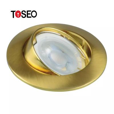 Cina Oro messo dell'interno dei dispositivi di Downlight intorno ai riflettori principali regolabili 7W di 84Mm in vendita