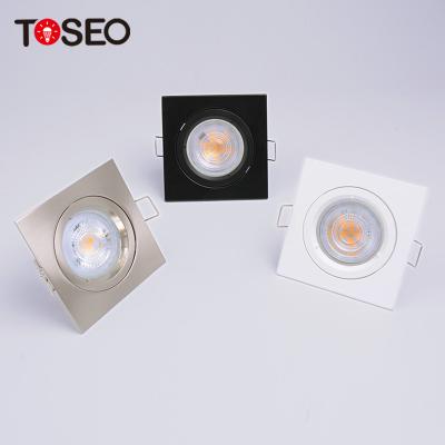 Cina Il quadrato bianco Gu10 Downlights 70mm di Fixted ha tagliato per il salone in vendita