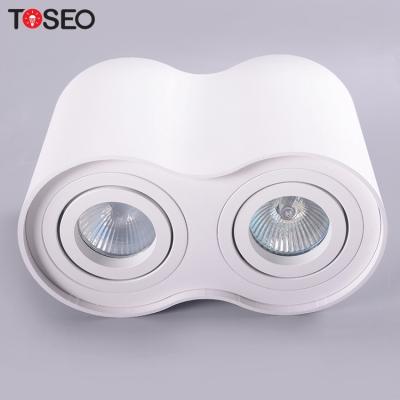 Cina La superficie dell'hotel ha montato riflettore capo regolabile bianco di Downlight il doppio in vendita