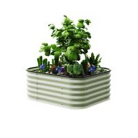 Quality 3.5*3.5*1.5Ft Galvanised Steel Vegetable Planters Large Easy To Assemble for sale