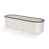 Quality Sturdy Oval Metal Raised Garden Bed Planter 6.5*2*1.5 Ft With Open Bottom for sale