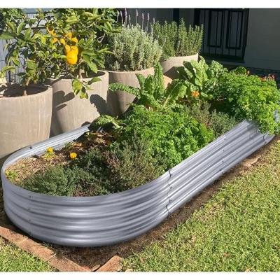 Κίνα Ανθεκτικό στις καιρικές συνθήκες οβάλ γαλβανισμένο υπερυψωμένο κιτ κρεβατιού κήπου Τύπος στερέωσης Εξωτερική στερέωση Ειδικό χαρακτηριστικό Εύκολο στη συναρμολόγηση προς πώληση