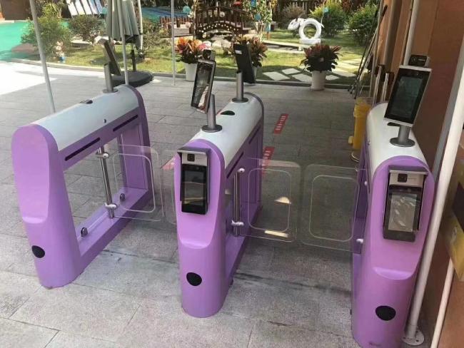 Full height turnstile gate installation and application examples