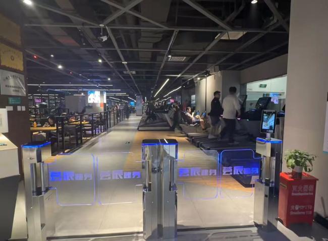 Full height turnstile gate installation and application examples