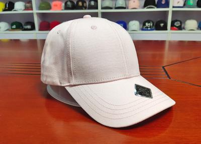 중국 Hot Sale Pink 6 Panel Custom Your Own Logo Ponytail Baseball Sport Caps Hats For Women 판매용