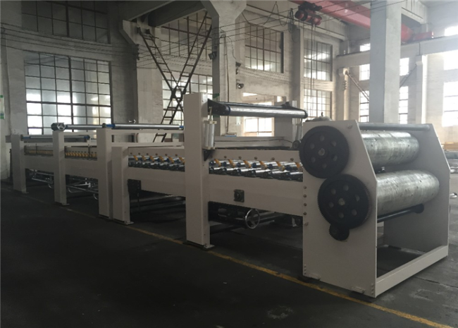 Double Facer Corrugated Cardboard Machine
