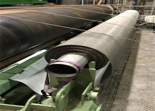 Custom dimension Nonwoven Process Belt in production environment