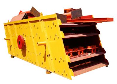 China Mineral Processing Machine Aggregate Vibrating Screen Multiple Layers Rustproof for sale