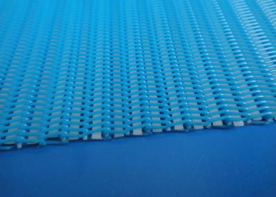China Small Loop Blue Color Spiral Press Belt Filter Cloth With Polyester Material for sale