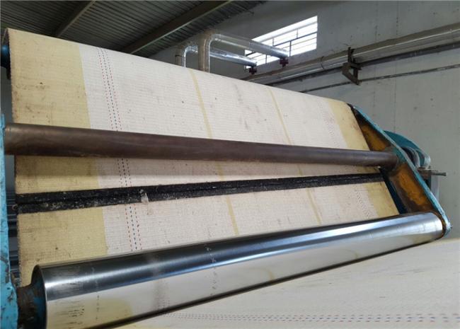 Corrugator Belt in operation