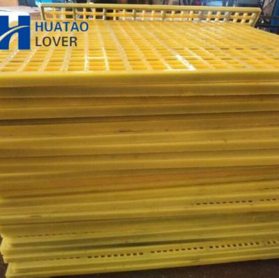 Chine Tapis carré d'écran de polyuréthane d'épaisseur de l'ouverture 40mm pour le mien à vendre