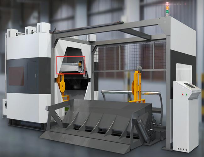 Huatao paper roll cutting machine front view
