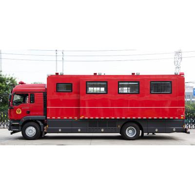 Chine SITRAK Camping Fire Truck Véhicule spécialisé 257/2200 kW/rpm Vitesse maximale 90km/h à vendre