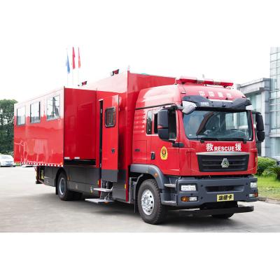 Chine SITRAK Camping Fire Truck Véhicule spécialisé 257/2200 kW/rpm Vitesse maximale 90km/h à vendre
