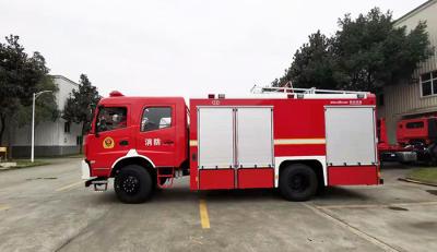 Κίνα Πυροσβεστικό όχημα δεξαμενών 4x4 νερού Dongfeng 6000L με τη διπλή καμπίνα υπόλοιπου κόσμου προς πώληση